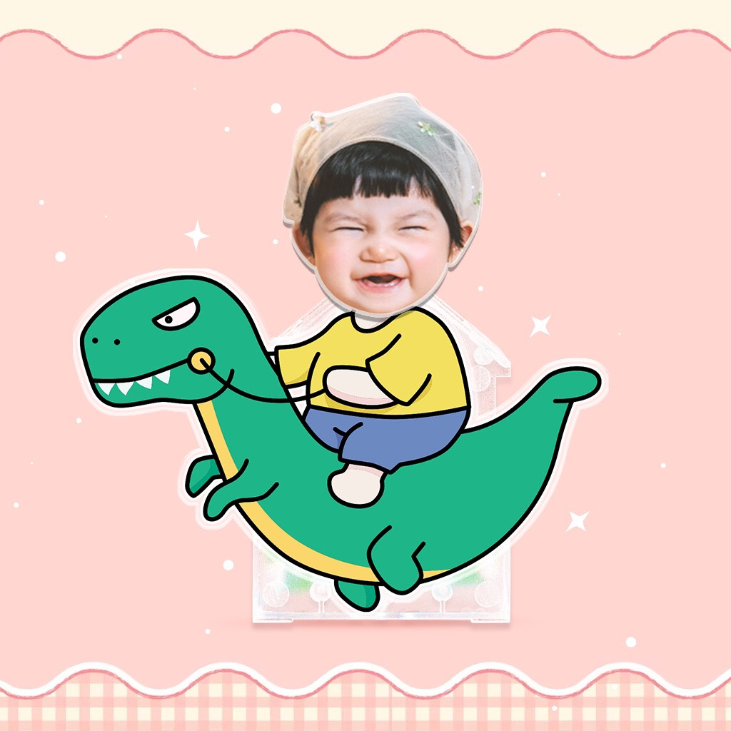 Mô hình standee lắc đầu chibi ghép mặt theo yêu cầu đáng yêu chạy pin ...