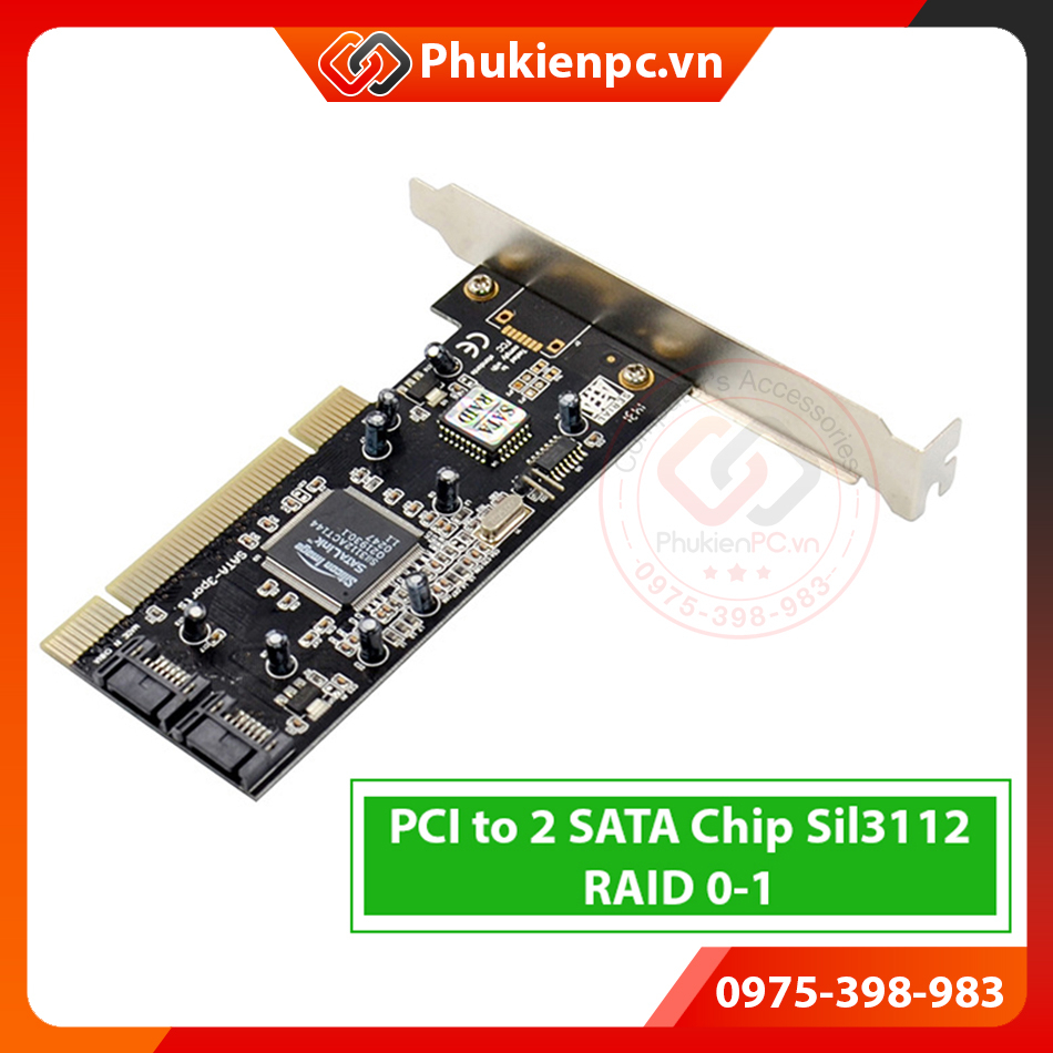 Card mở rộng PCI sang 2 SATA. Lắp đặt nhều ổ cứng HDD SSD DVD ROM cho ...
