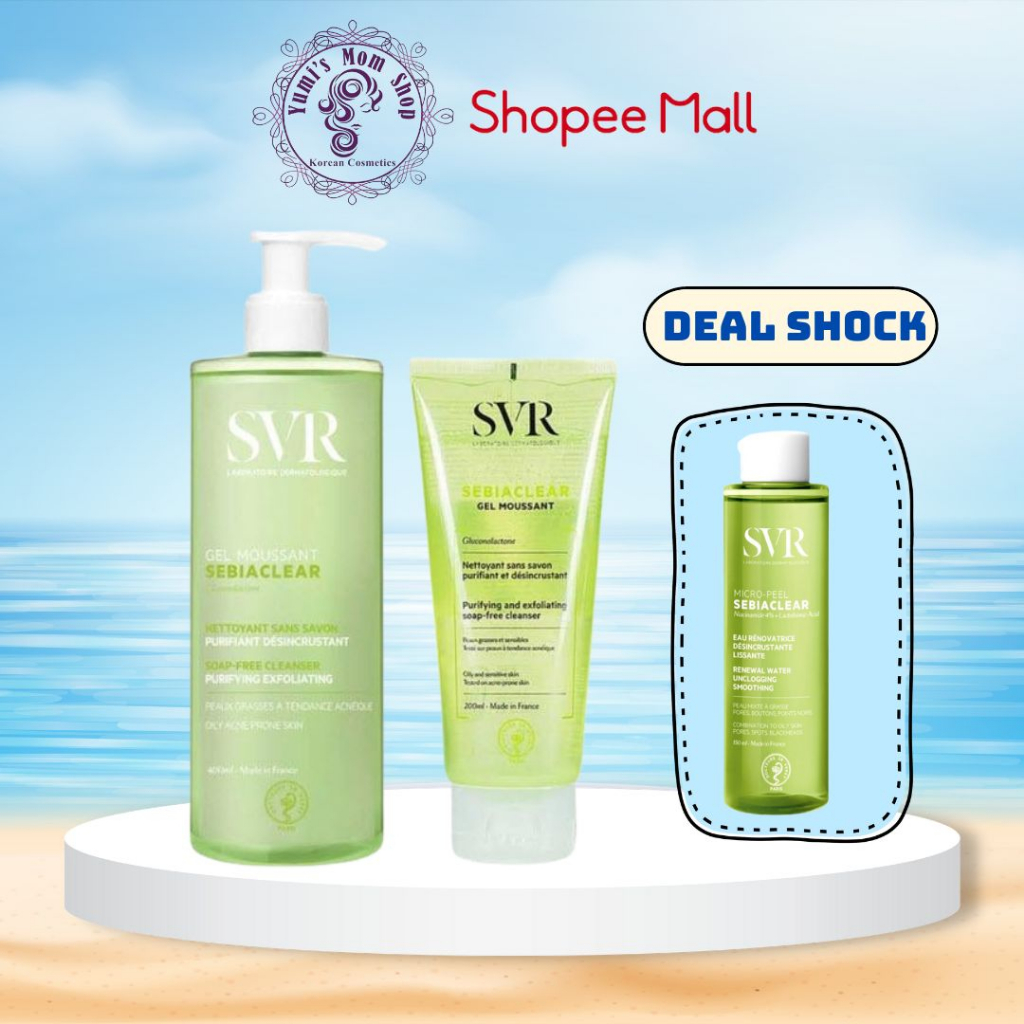 Sữa Rửa Mặt SVR Cho Da Dầu Mụn - SVR Sebiaclear Gel Moussant 55ml-200ml ...