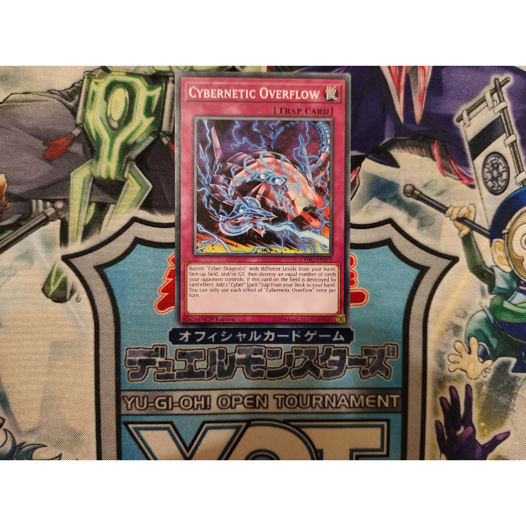 Thẻ bài Yugioh chính hãng Cybernetic Overflow - CYHO-EN073 - Common 1st ...