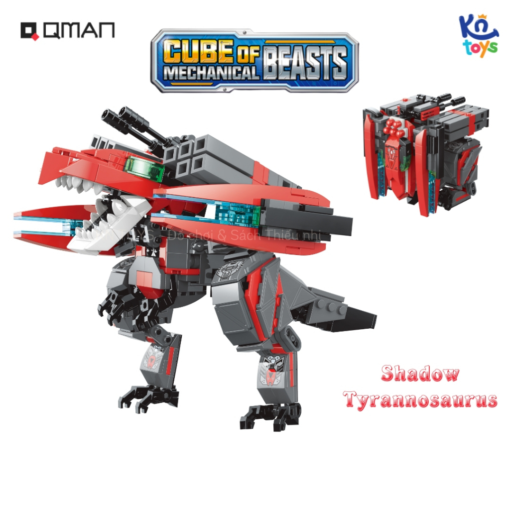 Đồ chơi lắp ráp, xếp hình Qman 41229 - Khủng long bạo chúa (544 mảnh ghép) | Shopee Việt Nam