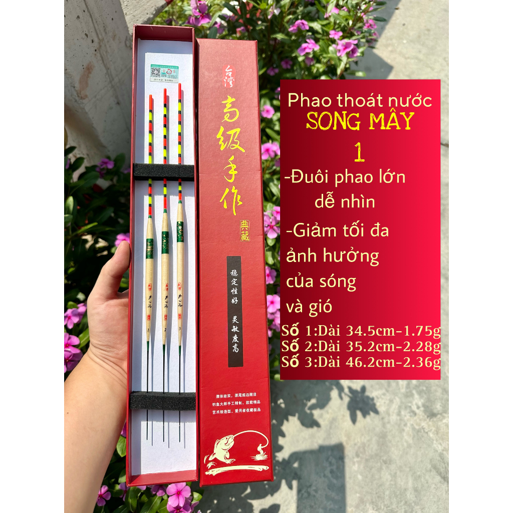 Hộp Phao Song Mây 1 Và 3, Hộp 3 Phao Tải Chì Đa Dạng Thích Hợp Nhiều ...