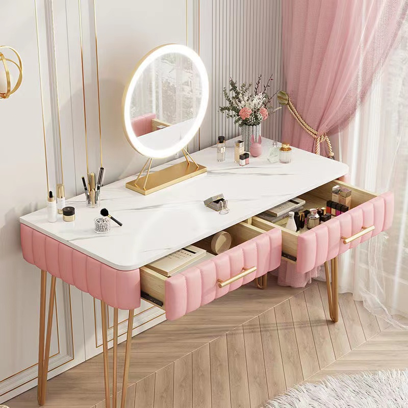 Đa chức năng Vanity phân phòng ngủ Vanity bàn trang điểm ngăn kéo khóa ...