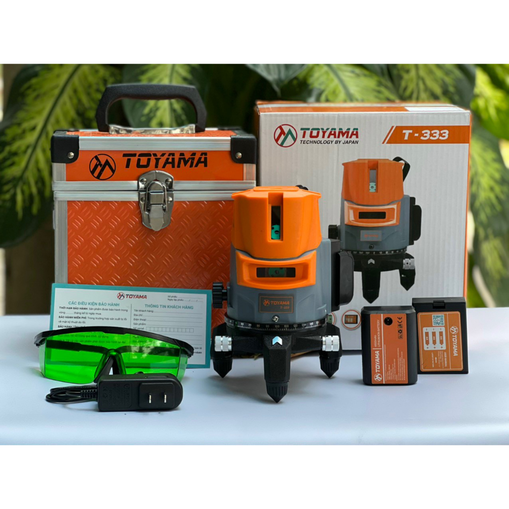 Máy cân bằng laser 5 tia xanh TOYAMA T-333 - Chính Hãng 100% | Shopee ...