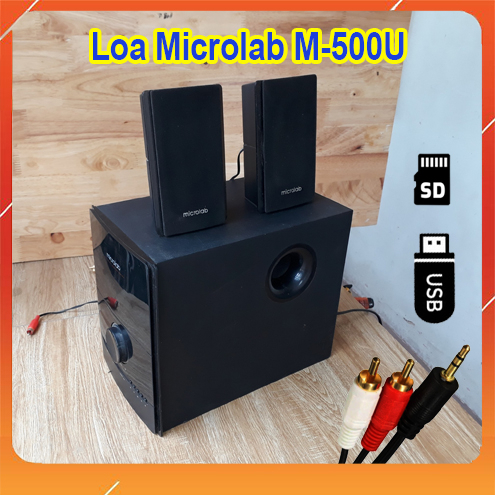 Loa vi tính MICROLAB M-500U 2.1 40W | Shopee Việt Nam