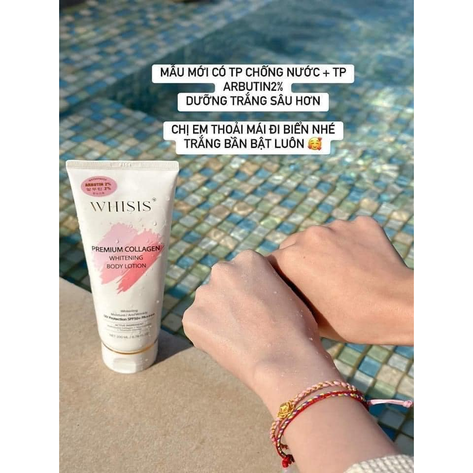Kem Body Trắng Da Chống Nắng Nâng Tone WHISIS Premium Collagen ...