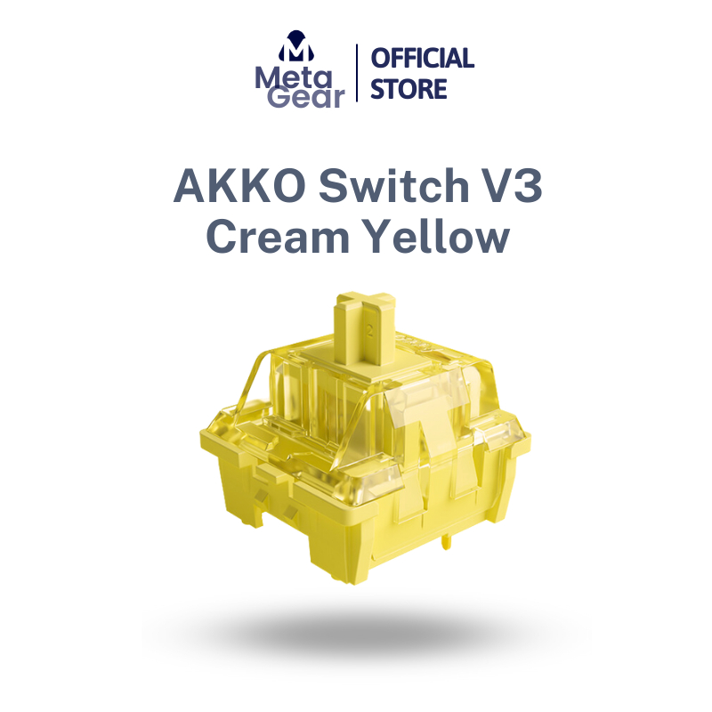 Akko Cream Yellow V3 - 45 Switch Cream V3 Linear - 5 Pin dùng cho bàn ...