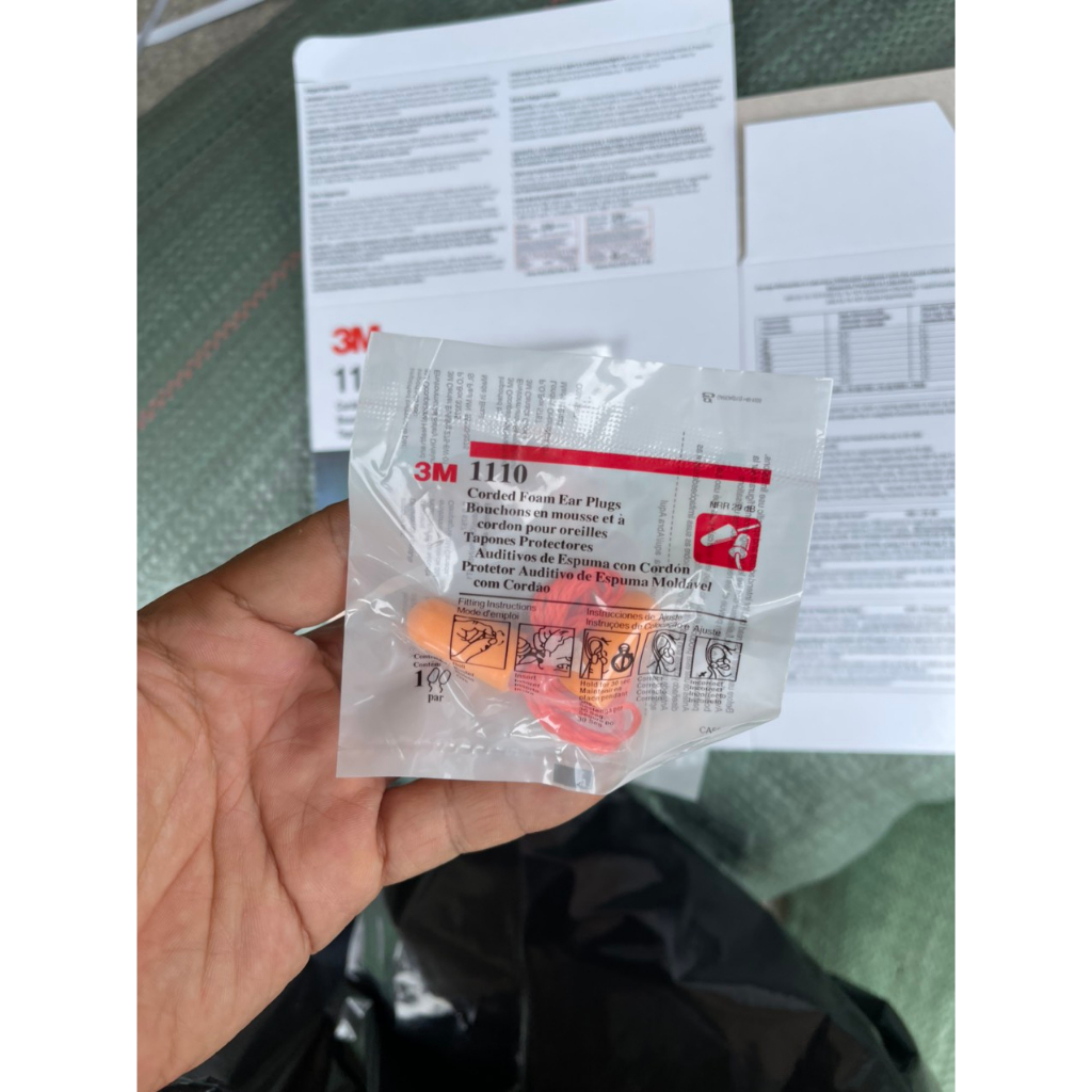 ( Hàng Công Ty ) Nút tai chống ồn 3M 1110 - Tiêu Chuẩn: CE EN 352-2, ANSI S3.19 | Shopee Việt Nam