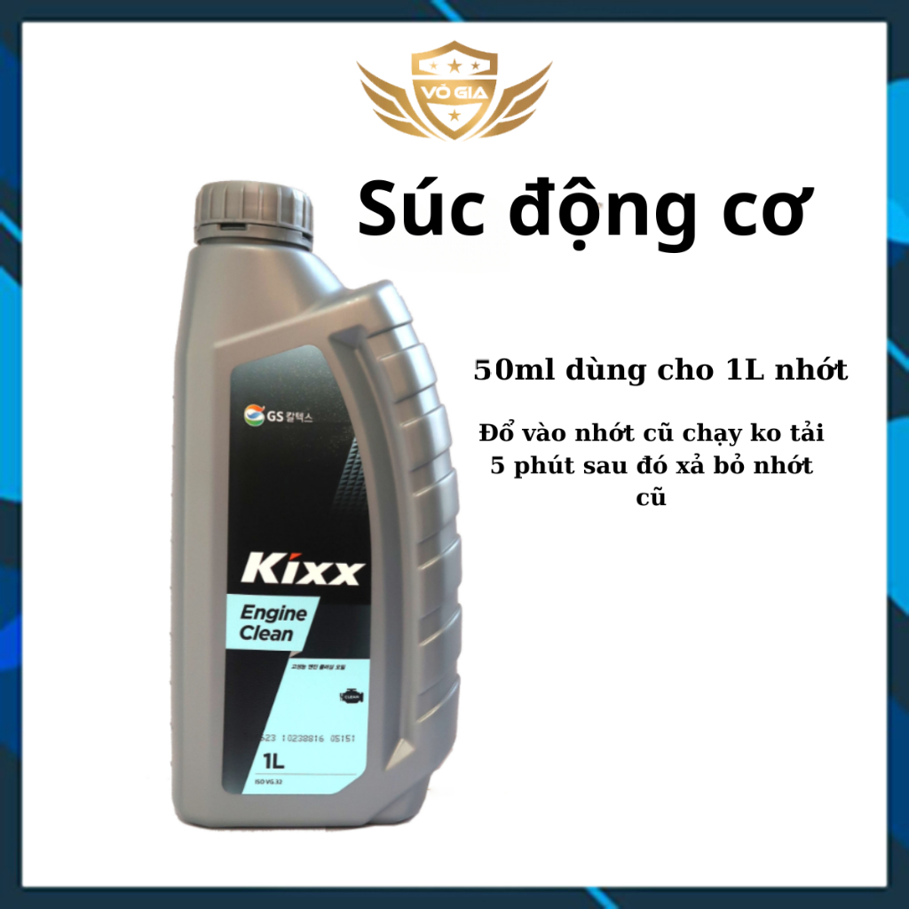 Dung dịch súc rửa động cơ Kixx ENGINE CLEAN Súc Nhớt Cao Cấp Nhập Khẩu ...