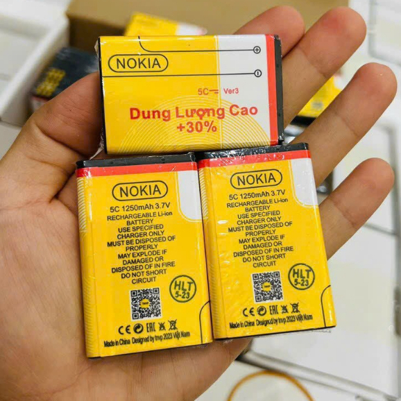 [1250mAh] Pin Nokia BL 5C - Pin DUNG LƯỢNG CAO Cho Nokia 1280, 105 ...