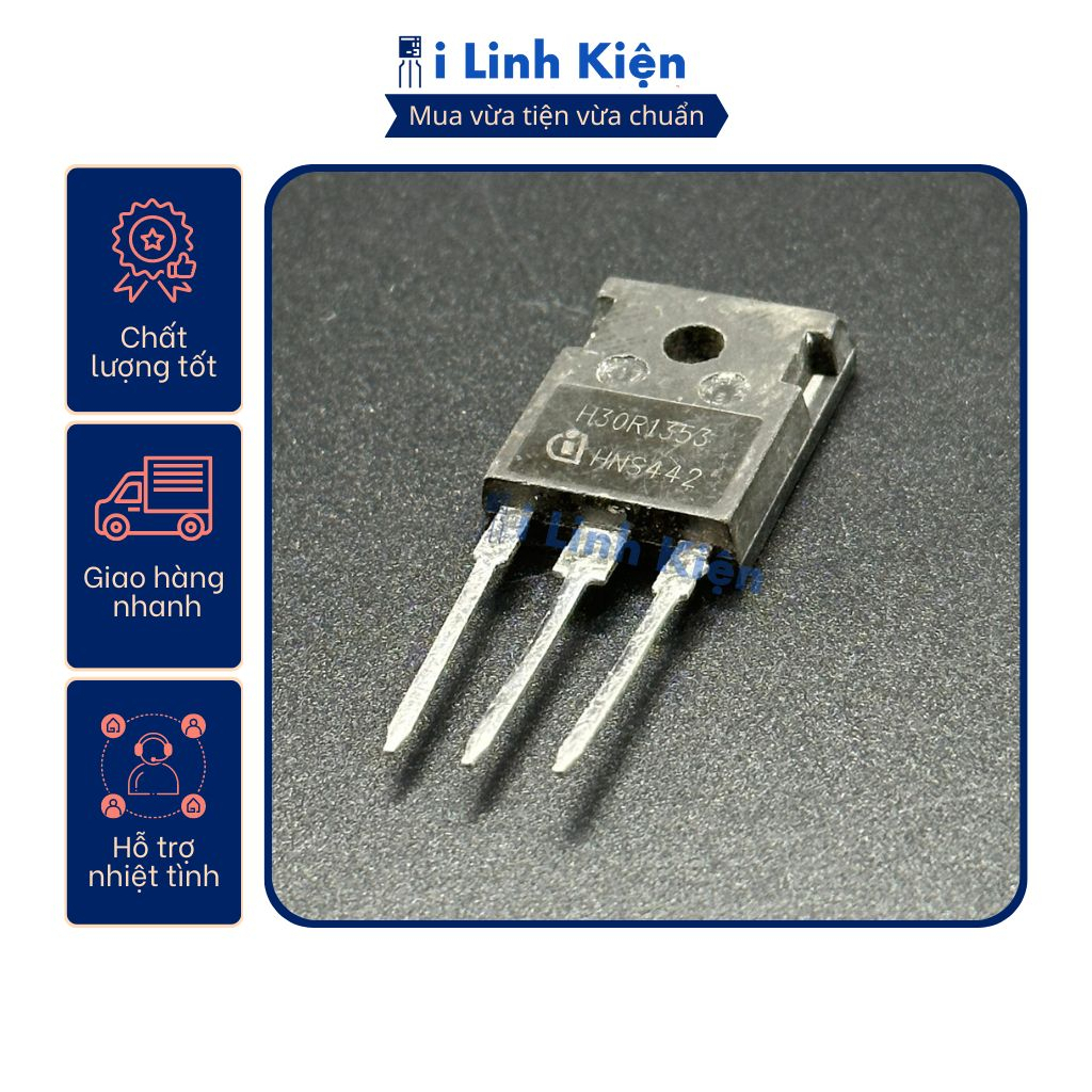 IGBT bếp từ H30R1353 30A 1350V tháo máy chất lượng tốt.( kiểm tra trước ...
