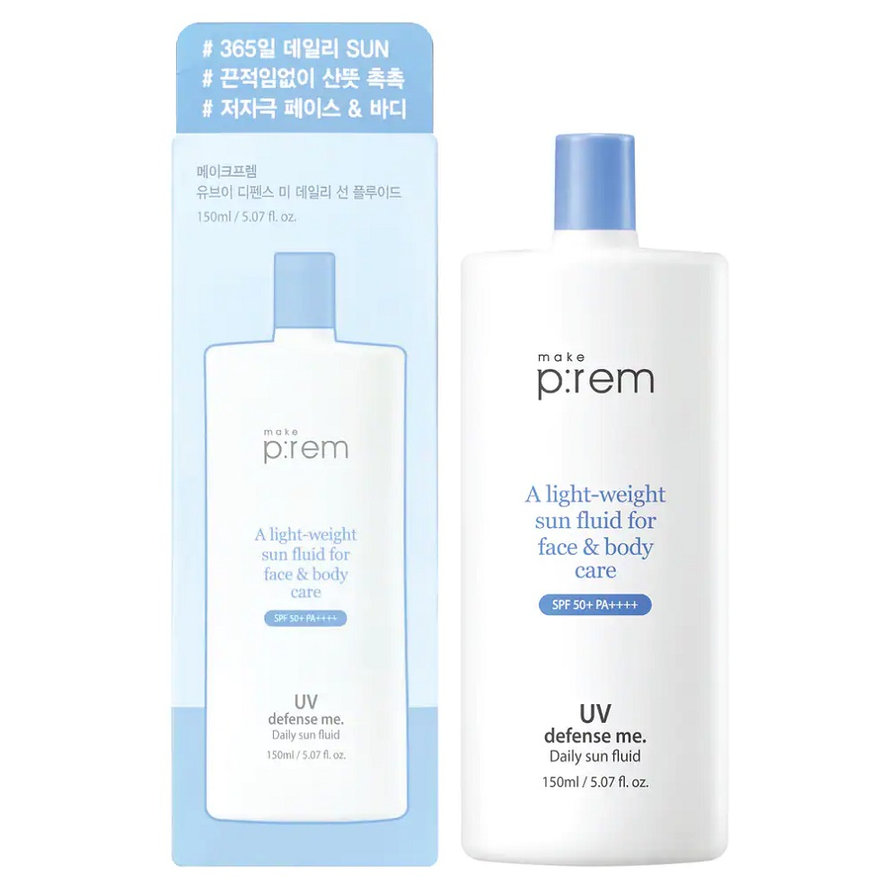 Kem Chống Nắng Vật Lý Make Prem UV Defense Me. Make Prem Sun Fluid SPF ...