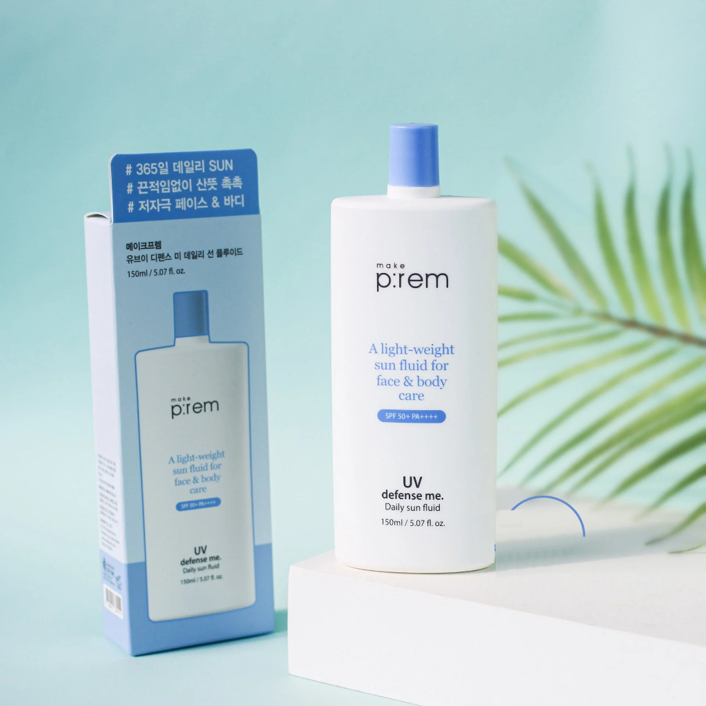 Kem Chống Nắng Vật Lý Make Prem UV Defense Me. Make Prem Sun Fluid SPF ...