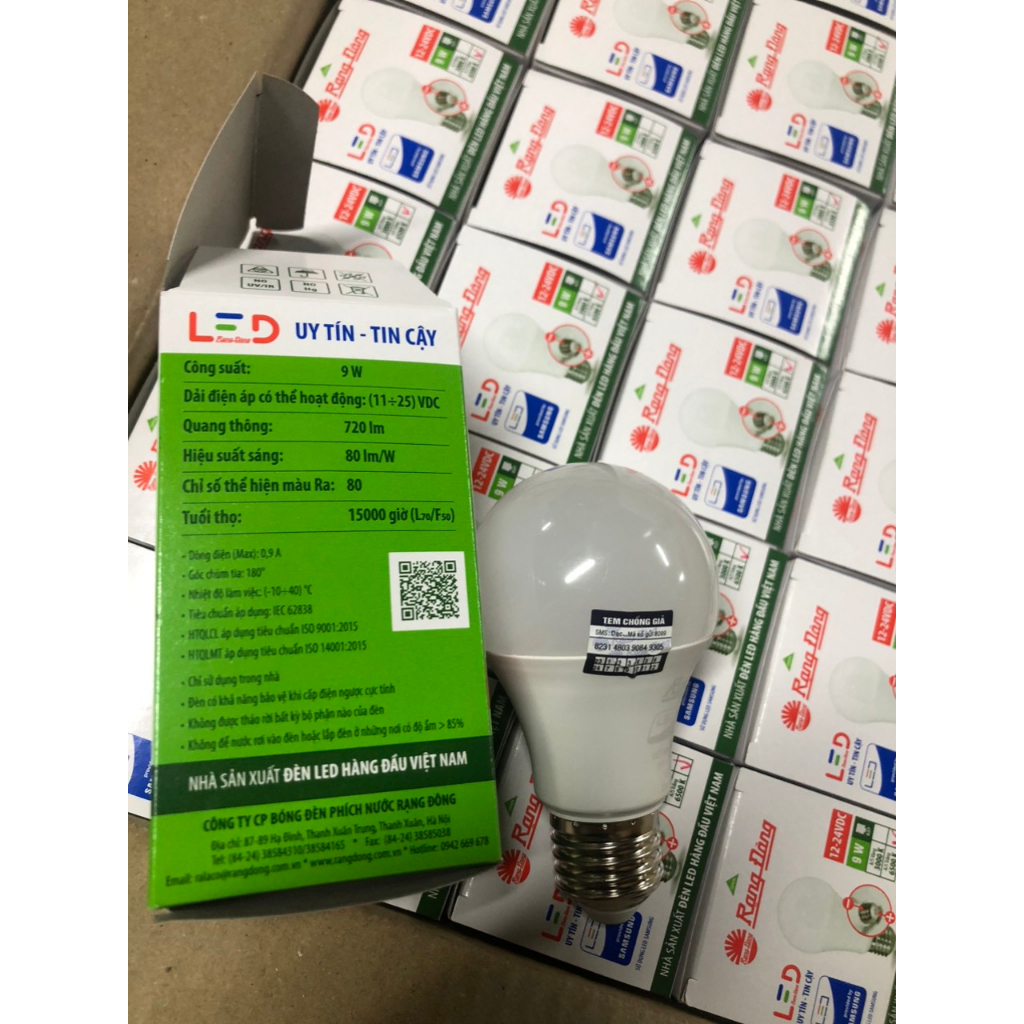 Bóng đèn LED đui xoáy 12V - 24V DC 9W / 12W / 30W Rạng Đông | Shopee Việt Nam