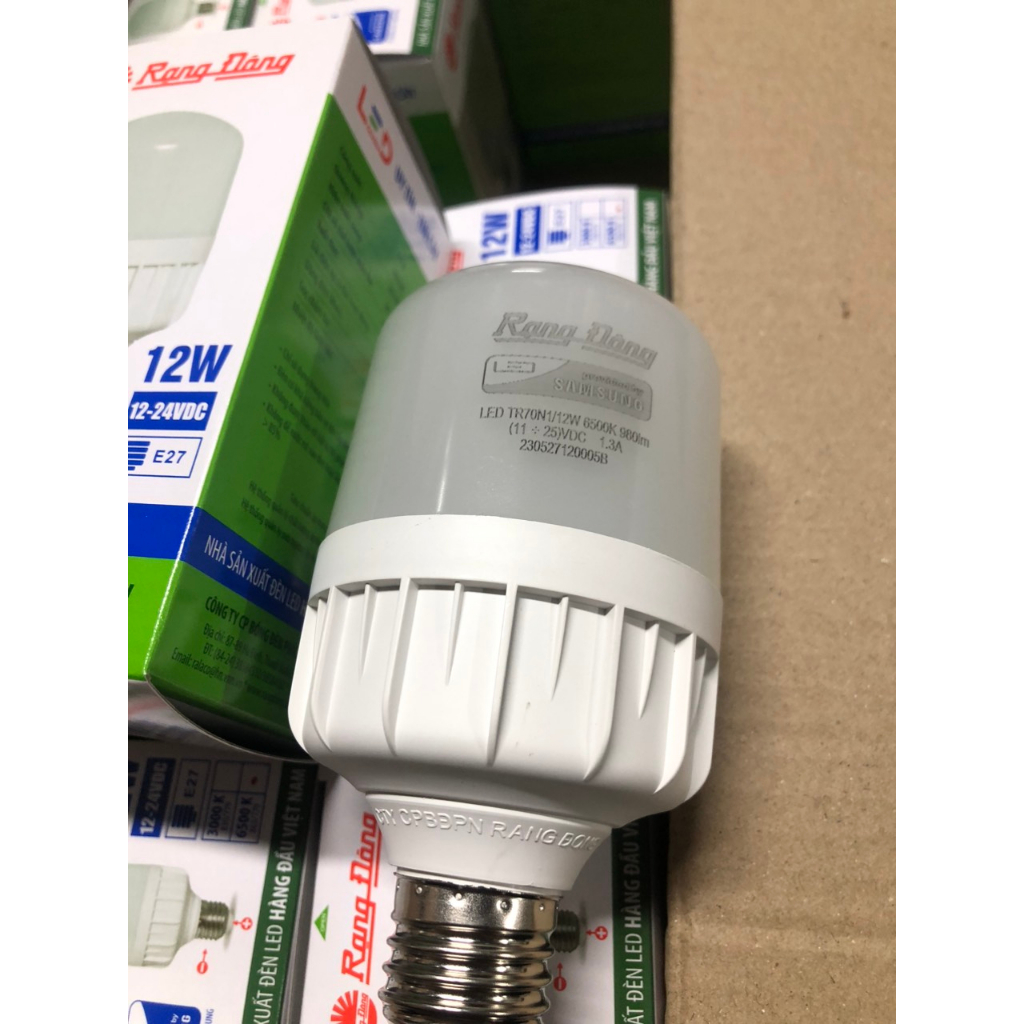 Bóng đèn LED đui xoáy 12V - 24V DC 9W / 12W / 30W Rạng Đông | Shopee Việt Nam