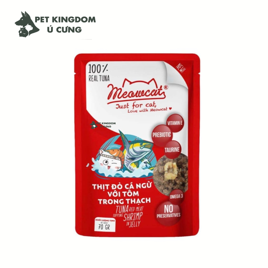 Pate Meowcat Cho Mèo Thịt Đỏ Cá Ngừ Mix Nhiều Vị Gói 70g | Shopee Việt Nam