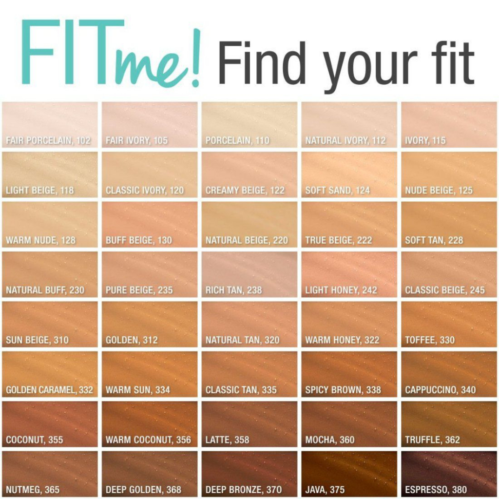 [Đủ Tone] Kem Nền Kiềm Dầu Chống Nắng Maybelline Fit Me Matte Poreless ...