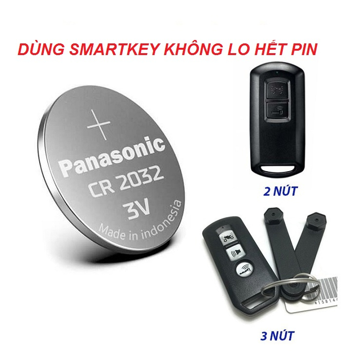 Pin remote smartkey Honda AB, LEAD, VISION, PCX, VARIO, Bin Remot Điều ...