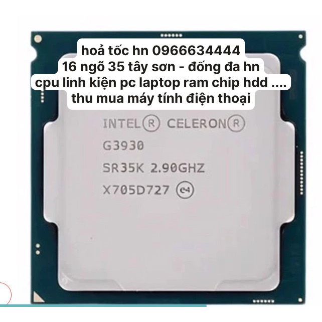 Bộ Xử Lý Lõi Kép CPU G3900 G3930 G4400 G4560 G4600 G4900 G5400 G5420 G3930T LGA 1151 | Shopee ...