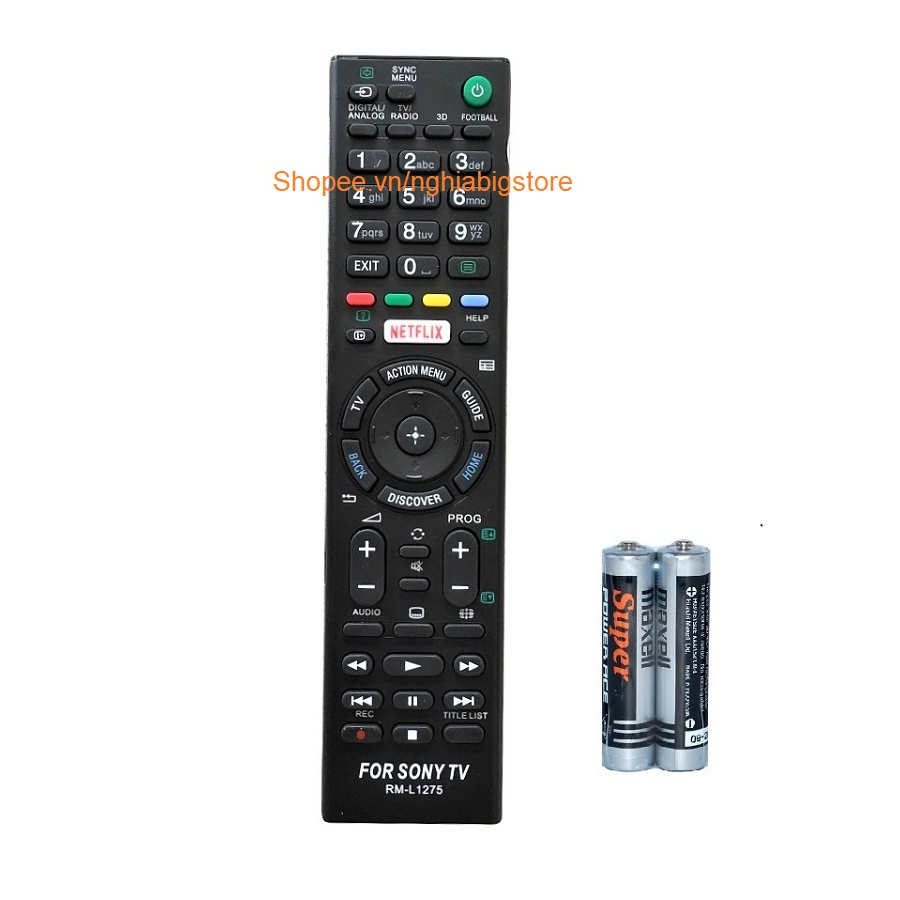 Remote Điều Khiển Tivi SONY Internet Smart TV Thay Cho RMT-TX102U ...