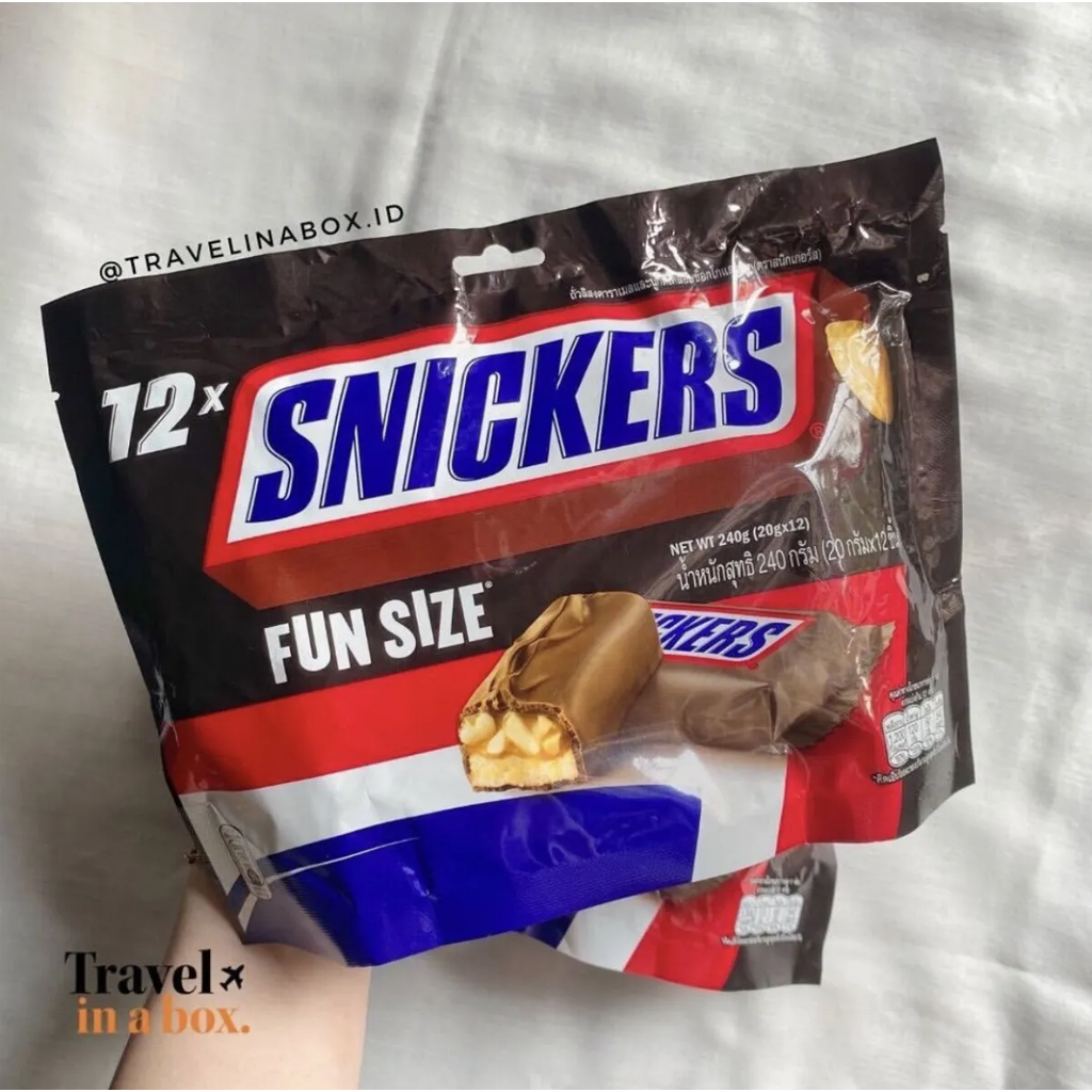 Kẹo Sô Cô La Snickers Funsize 240g | Shopee Việt Nam