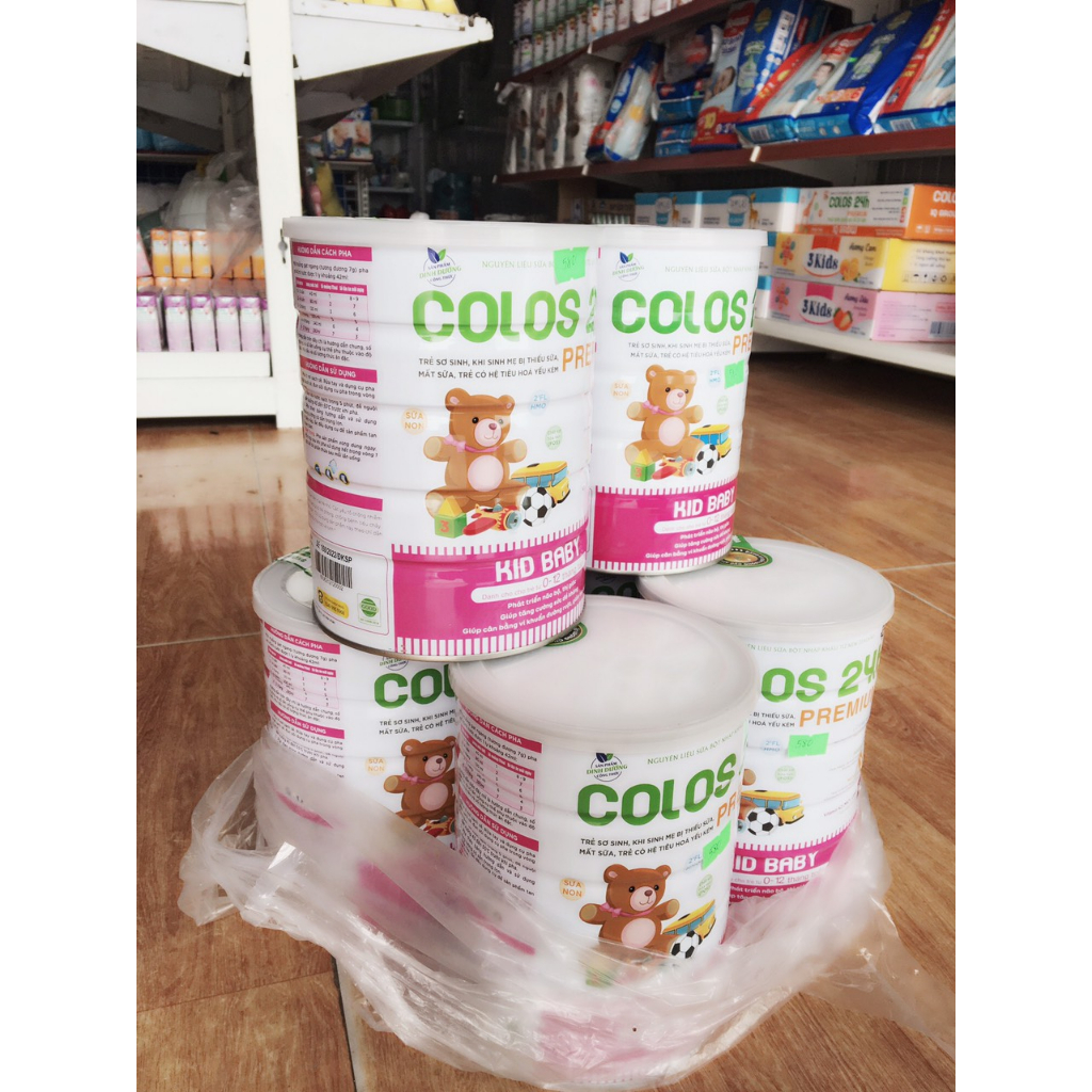 Combo 5 lon tặng 1 lon Colos 24h Premium số 1-2-3-4 lon 900g | Shopee ...