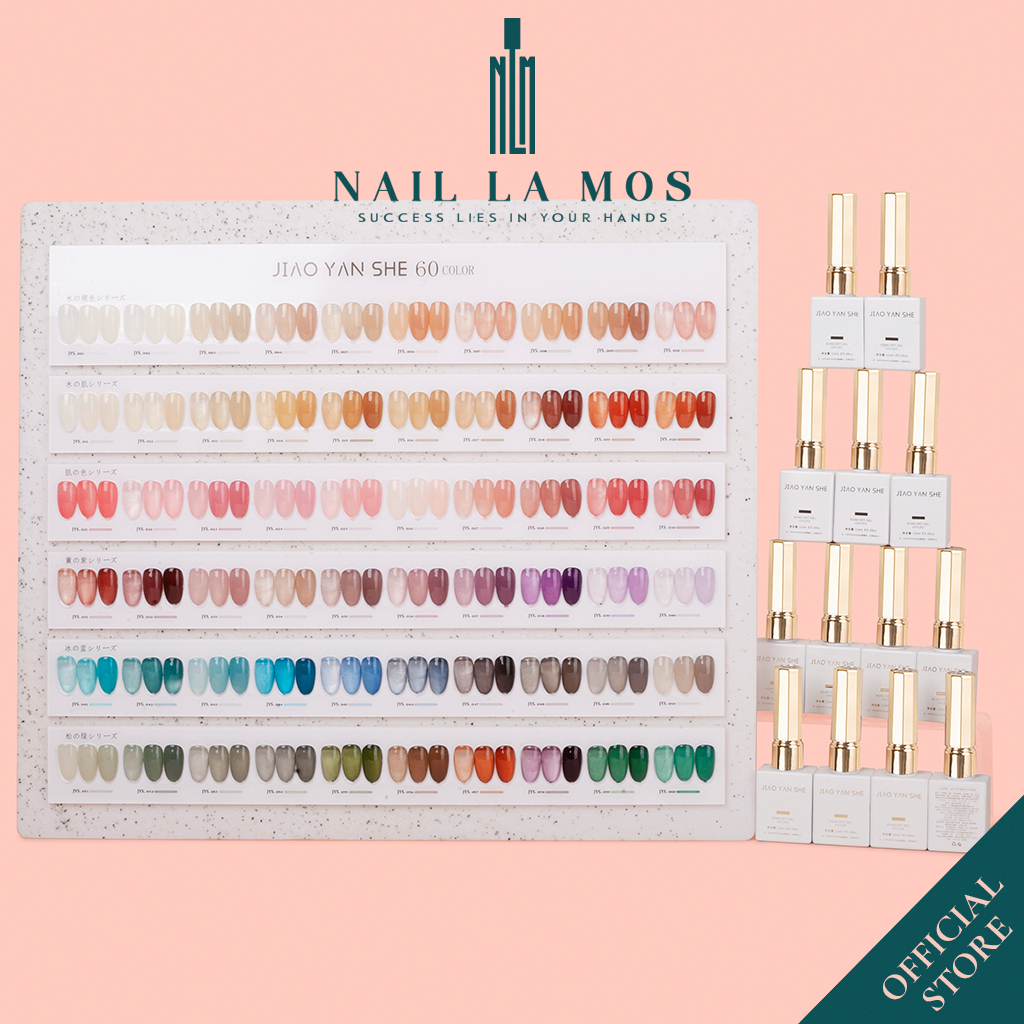 Set sơn móng tay thạch Jiao Yan She chính hãng 60 màu nail - Bộ sơn gel ...