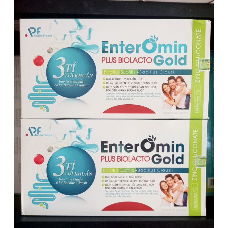 Bào tử lợi khuẩn enteromin plus biolacto gold | Shopee Việt Nam
