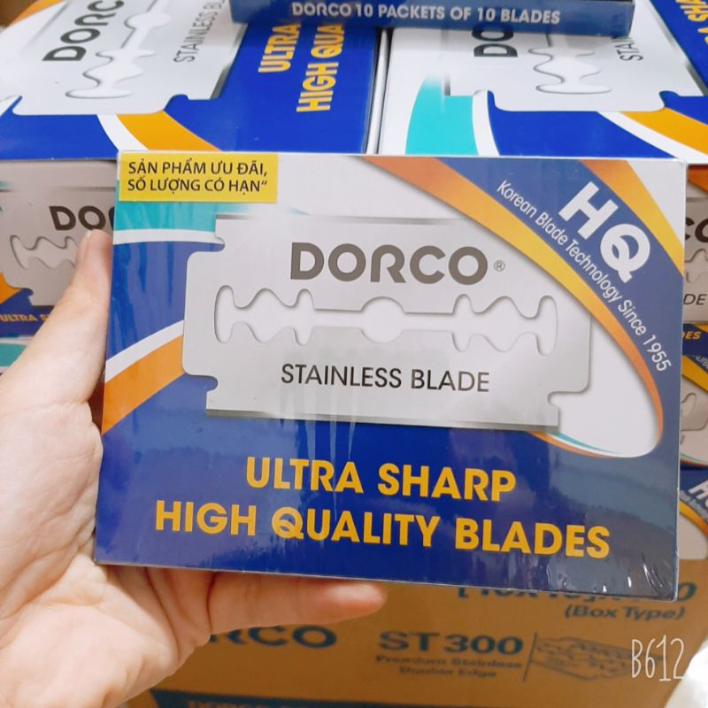 Dao lam dorco xanh vỉ 100 lưỡi | Shopee Việt Nam