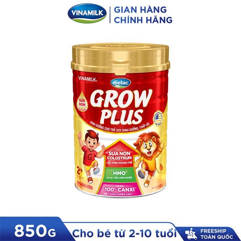 sữa non Vinamilk dielac grow plus 2+ /1+ 850g | Shopee Việt Nam