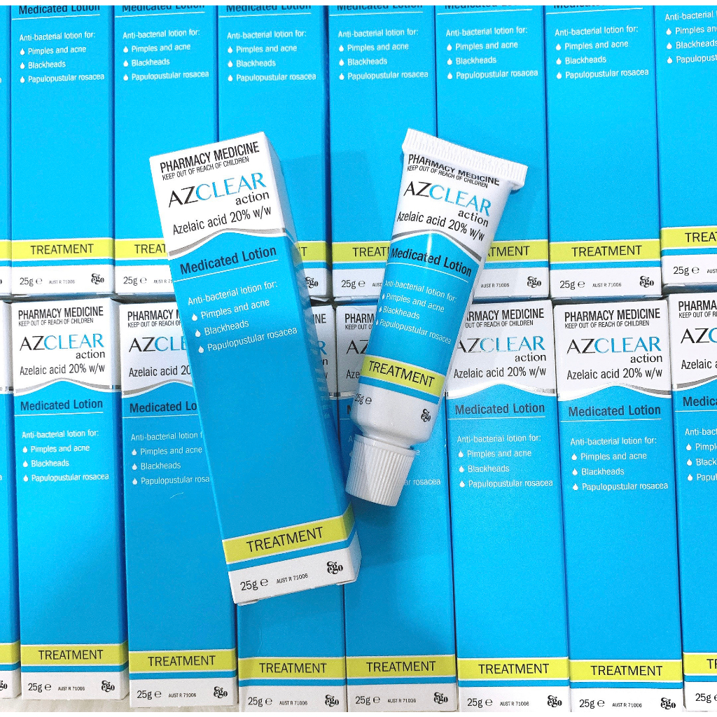 Kem Giảm Mụn Mờ thâm Azclear Action Medicated Treatment Lotion Azelaic ...