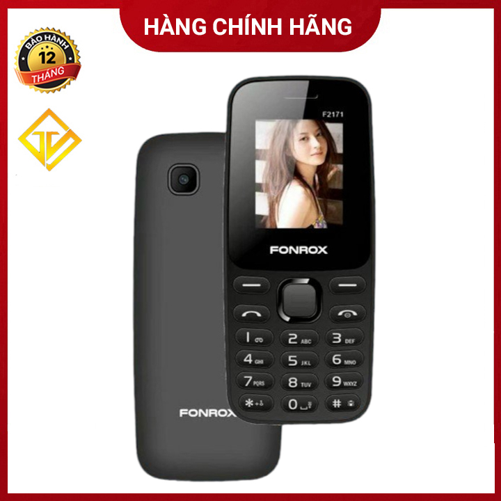 Điện thoại Fonrox F2171 Thương hiệu mỹ giá rẻ , 2 sim 2 sóng , Máy chắc ...