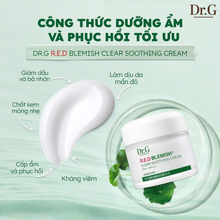 Kem dưỡng Dr.G DrG Red Blemish Clear Soothing Cream 70ml | Shopee Việt Nam