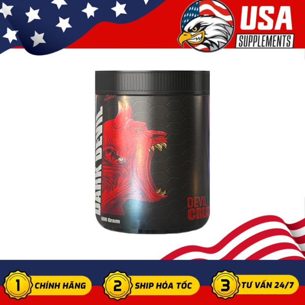 Dark Devil Creatine Monohydrate 600 grams - Hỗ trợ tăng cường hiệu suất thể thao (100 Lần dùng ...