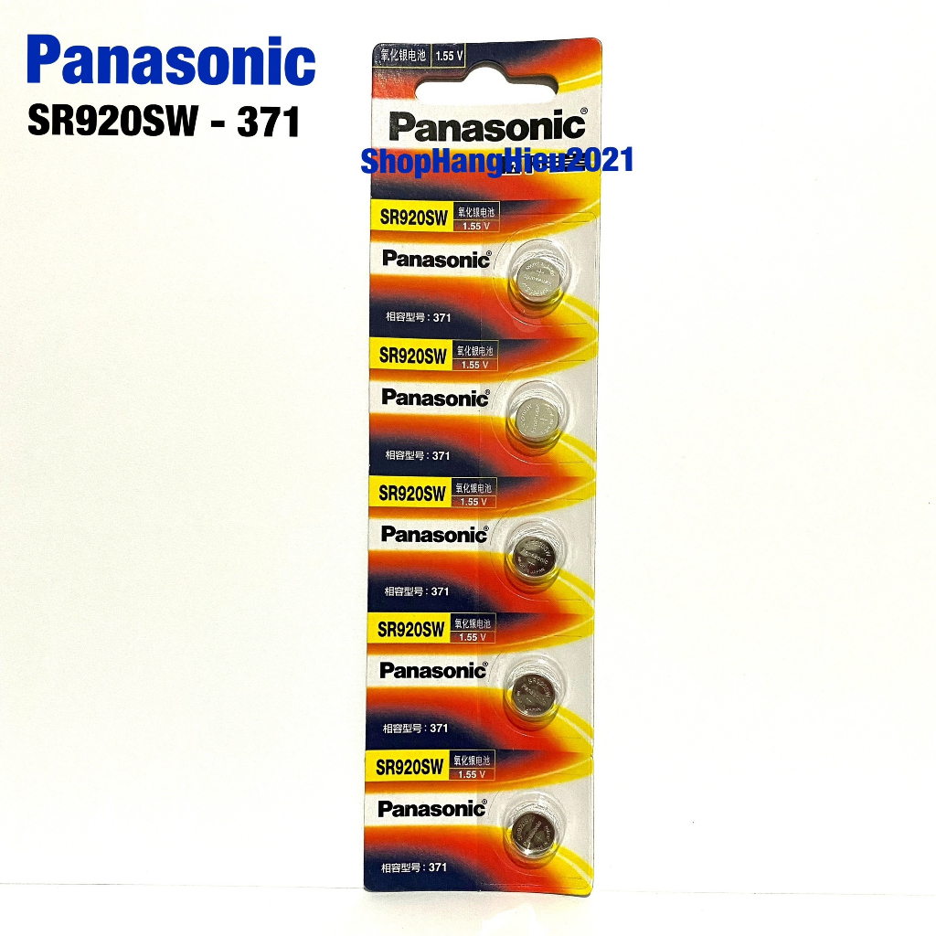 Pin Đồng Hồ SR920SW - 371 Panasonic Siêu Bền Silver Oxide Nhập Khẩu ...