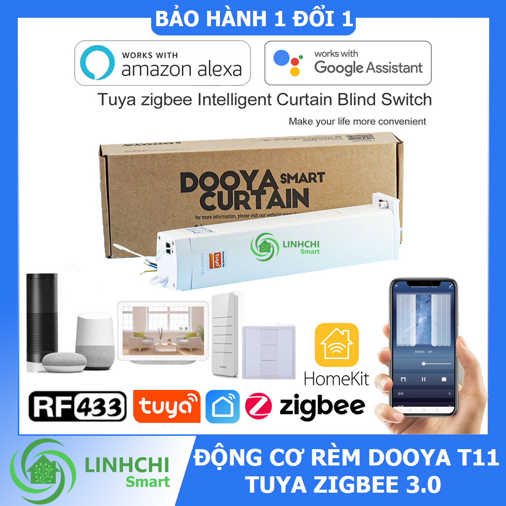 Động cơ rèm Dooya T10, Dooya T11, Dooya T12 chính hãng điều khiển qua ...