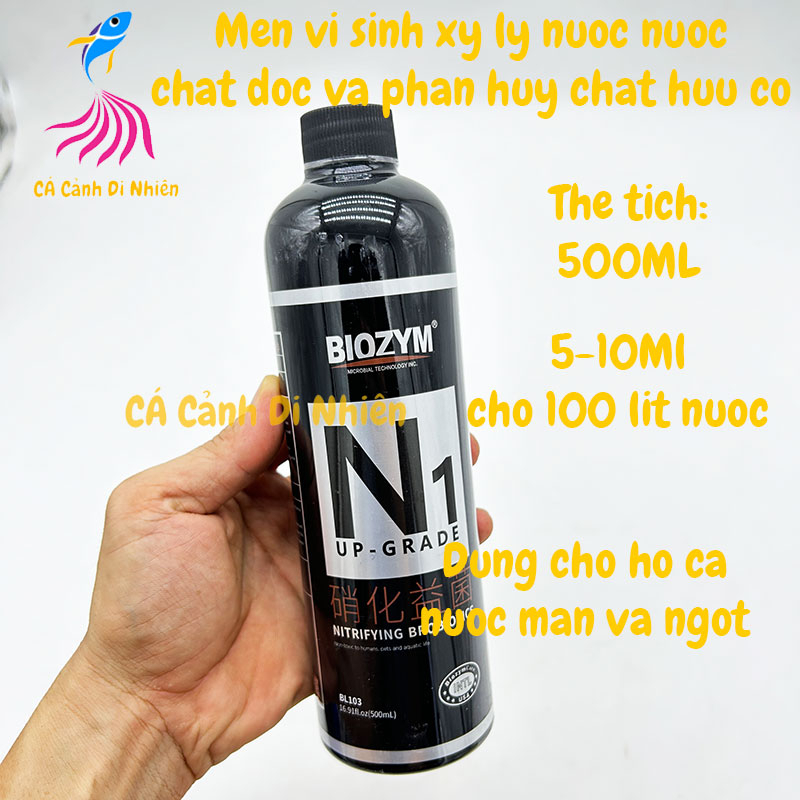 Men vi sinh Biozym N1 up-Grade 500ml - Khử độc và phân hủy chất hữu cơ ...