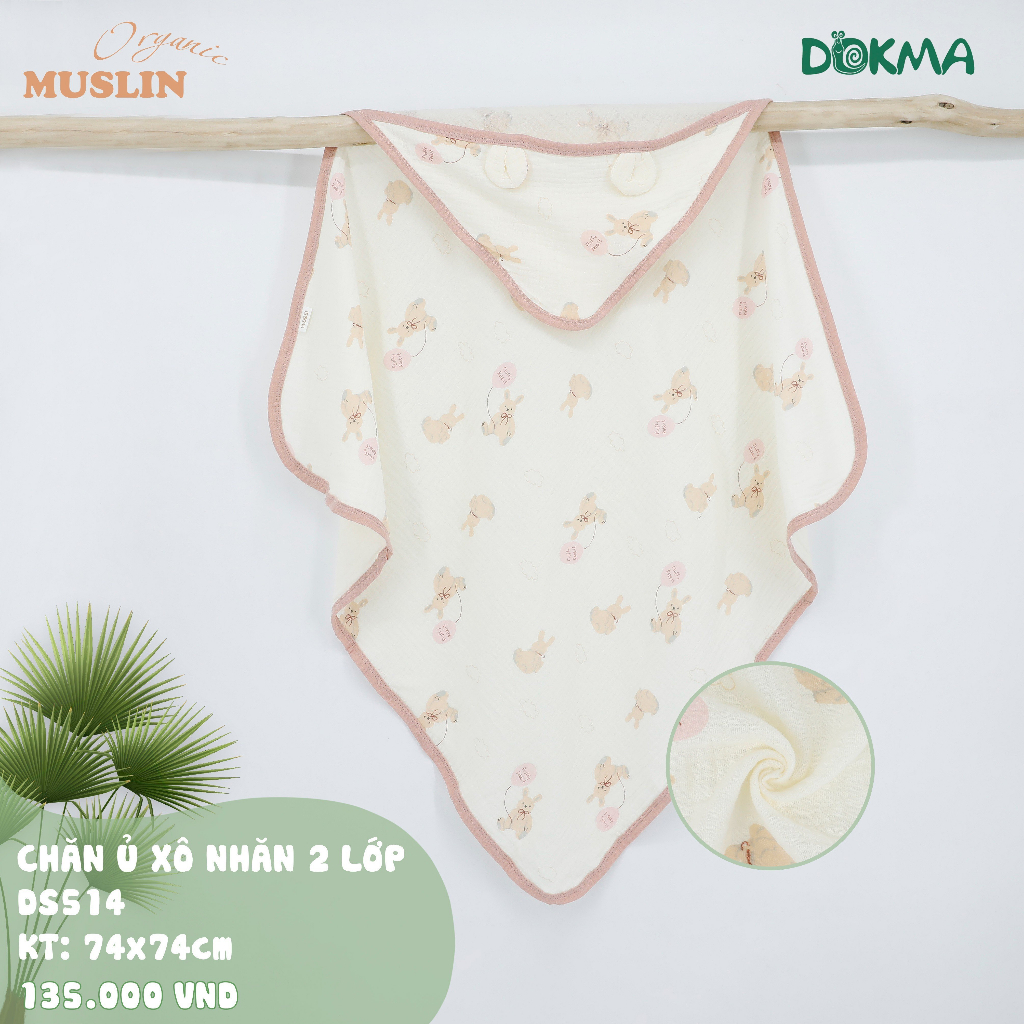 DOKMA Chăn Ủ Xô Nhăn Muslin 2 Lớp Dokma Nhiều Mẫu | Shopee Việt Nam