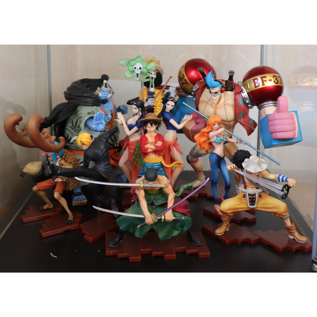 [OP1] Mô hình chính hãng One Piece - bộ Team Mũ Rơm - Figuarts Zero 20th anniversary | Shopee ...