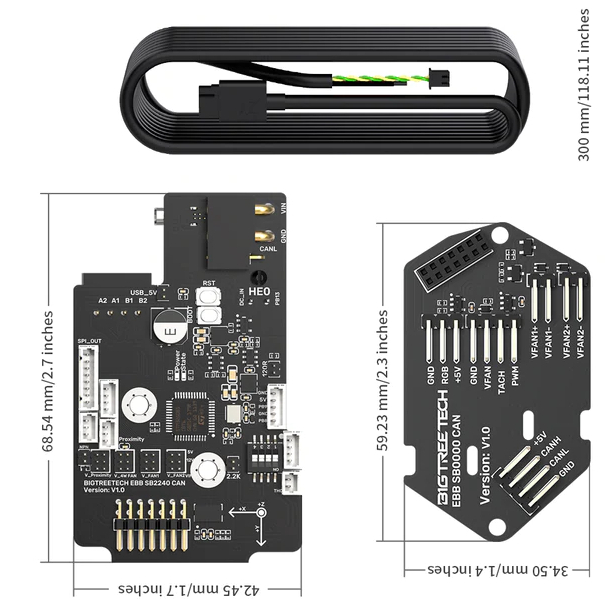 BIGTREETECH EBB SB2209/SB2240 CAN V1.0 và EBB SB0000 cho Voron ...
