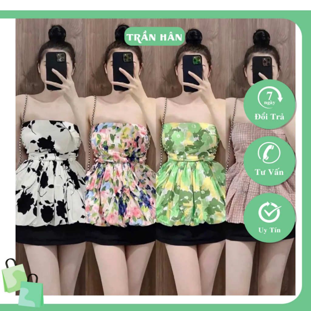 ÁO QUÂY HOA 1006805 | Shopee Việt Nam