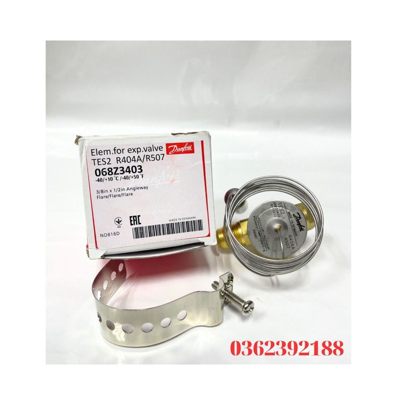 Van tiết lưu Danfoss TES2 R404A/R507 068Z3403 - Van tiết lưu nhiệt cân ...