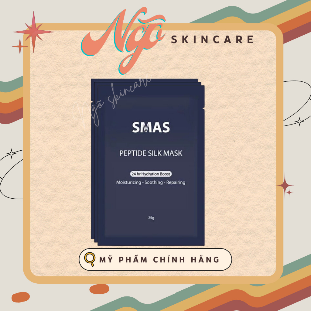 Combo 10 miếng Mặt nạ dưỡng da phục hồi tái tạo cấp ẩm SMAS Peptide ...