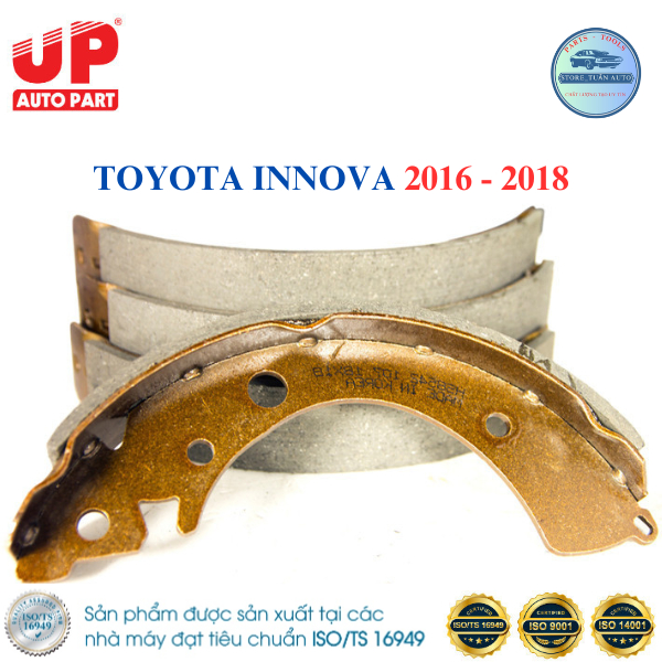 Càng bố thắng sau ô tô ( Guốc phanh ) TOYOTA INNOVA 2016-2018 UP PARTS ...