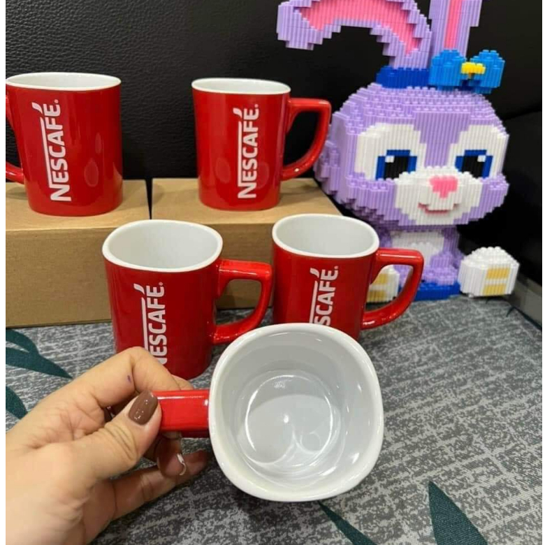 Combo 06 Ly Sứ Nescafe Ly Siêu Dày Chịu Nhiệt Tốt 250ml | Shopee Việt Nam