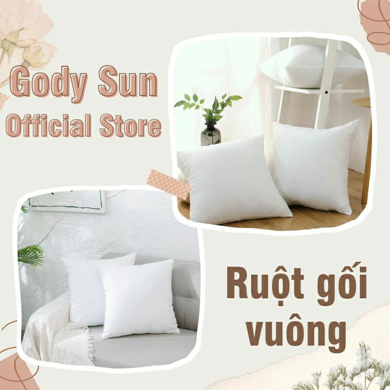 Ruột gối vuông bông gòn cao cấp tựa lưng sofa Gody Sun | Shopee Việt Nam