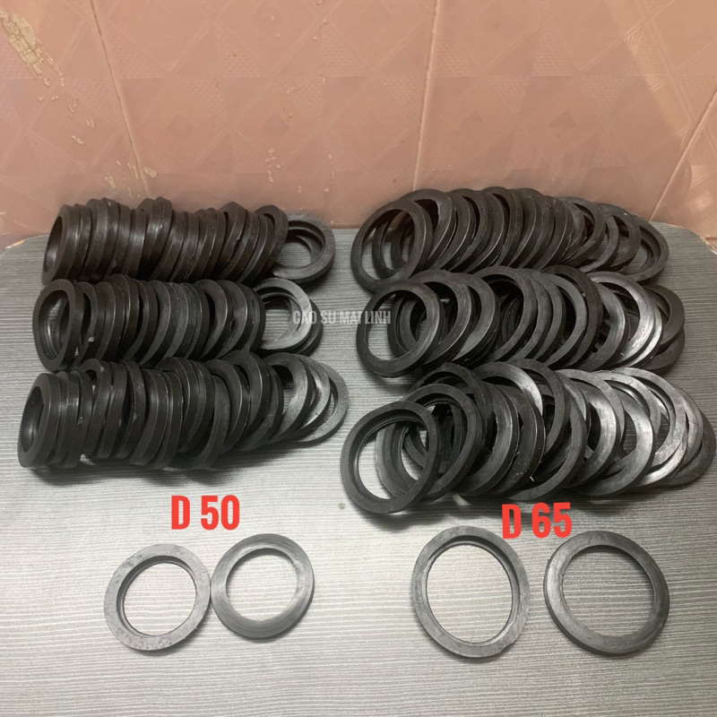 Combo 5 chiếc ron cao su dùng cho lăng phun D65/D50 , Ron D50, ron D65 dùng cho lăng phun cuộn ...