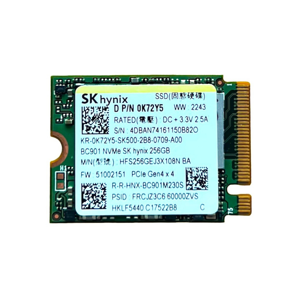 Ổ SSD 256GB Nvme 2230 PCIe Gen 4 Toshiba/KIOXIA - Micron - SK Hynix ...