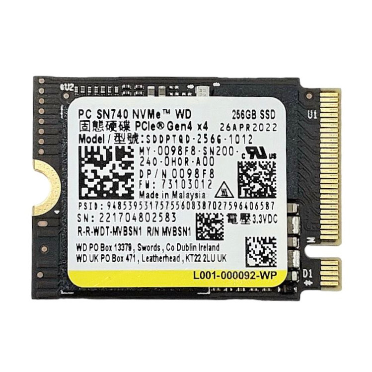 Ổ SSD 256GB Nvme 2230 PCIe Gen 4 Toshiba/KIOXIA - Micron - SK Hynix ...