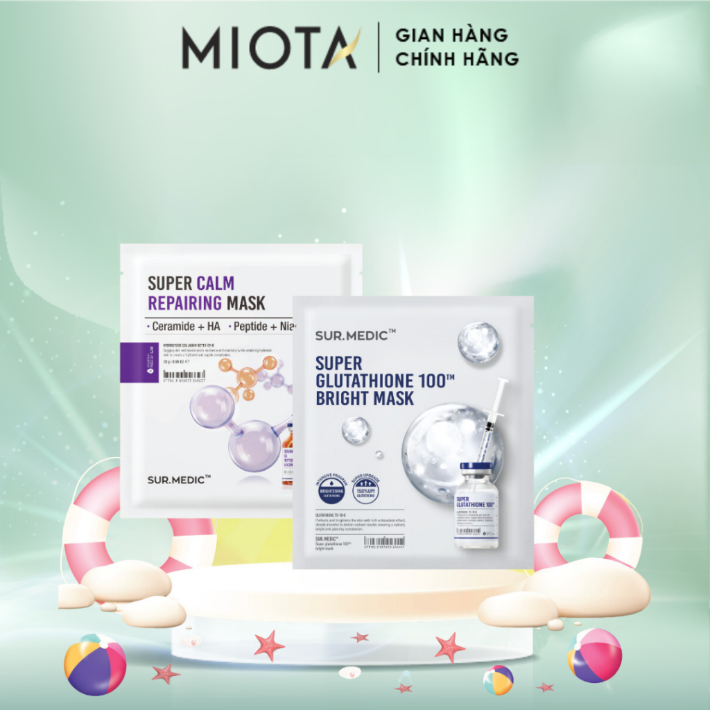 Mặt Nạ Dưỡng Trắng SURMEDIC Bright Glutathione Mask 30g | Shopee Việt Nam